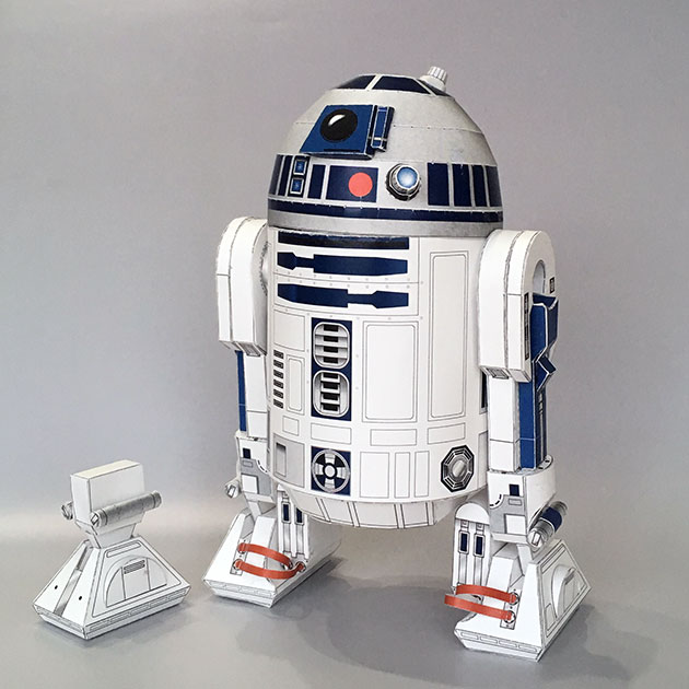 R2-D2 Paper models. Star Wars. - ModHobby